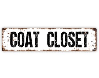 Coat Closet Sign - Etsy