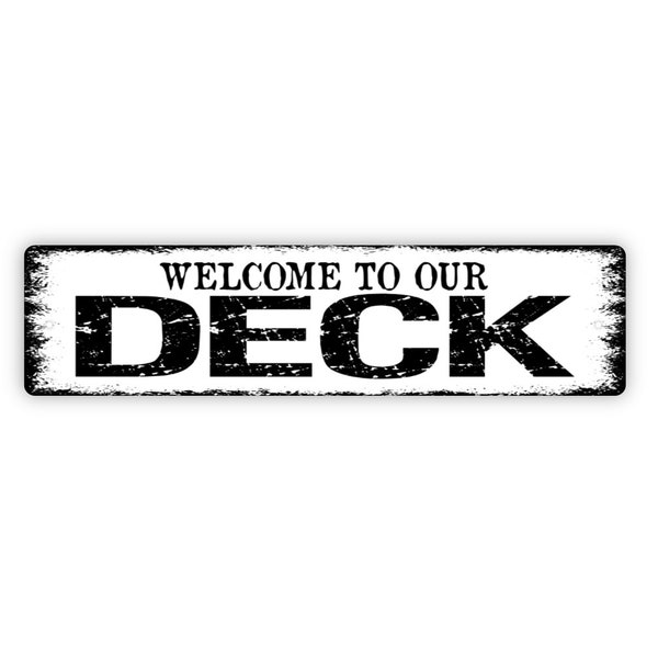 Deck Sign - Etsy