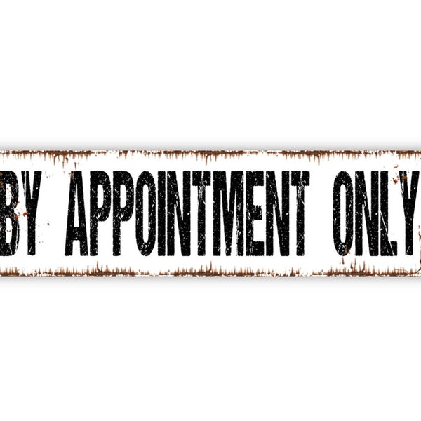 By Appointment Sign - Etsy