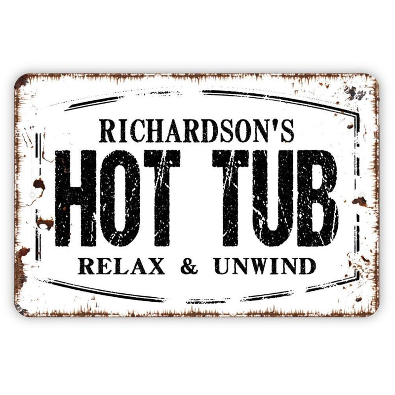 Hot Tub Signs - Etsy