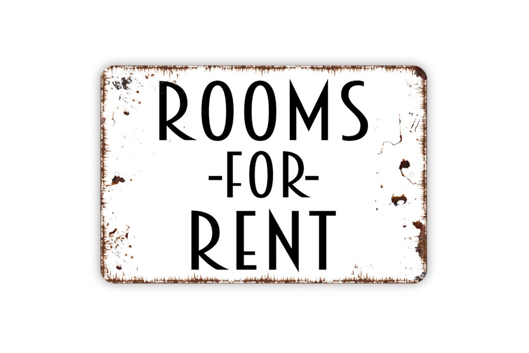 Rooms for Rent Sign - Metal Vacancy Wall Art - Etsy