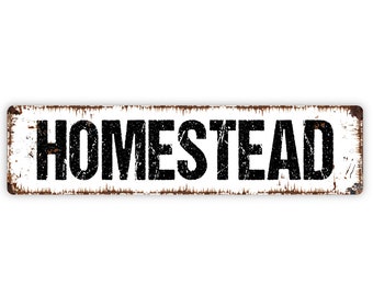 Custom Homestead Sign - Etsy