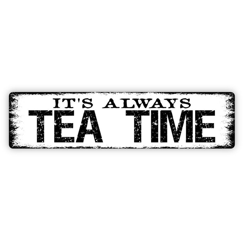 Tea Time Sign - Etsy