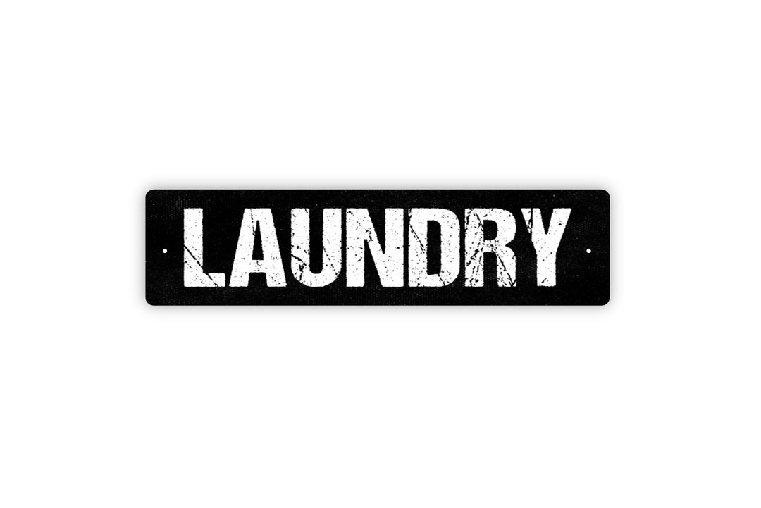 Laundry Sign - Laundry Room Laundromat Wash Dry Fold Clean Dirty Rustic ...