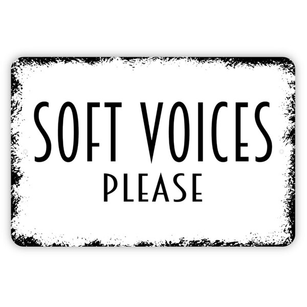 Quiet Please Sign - Etsy