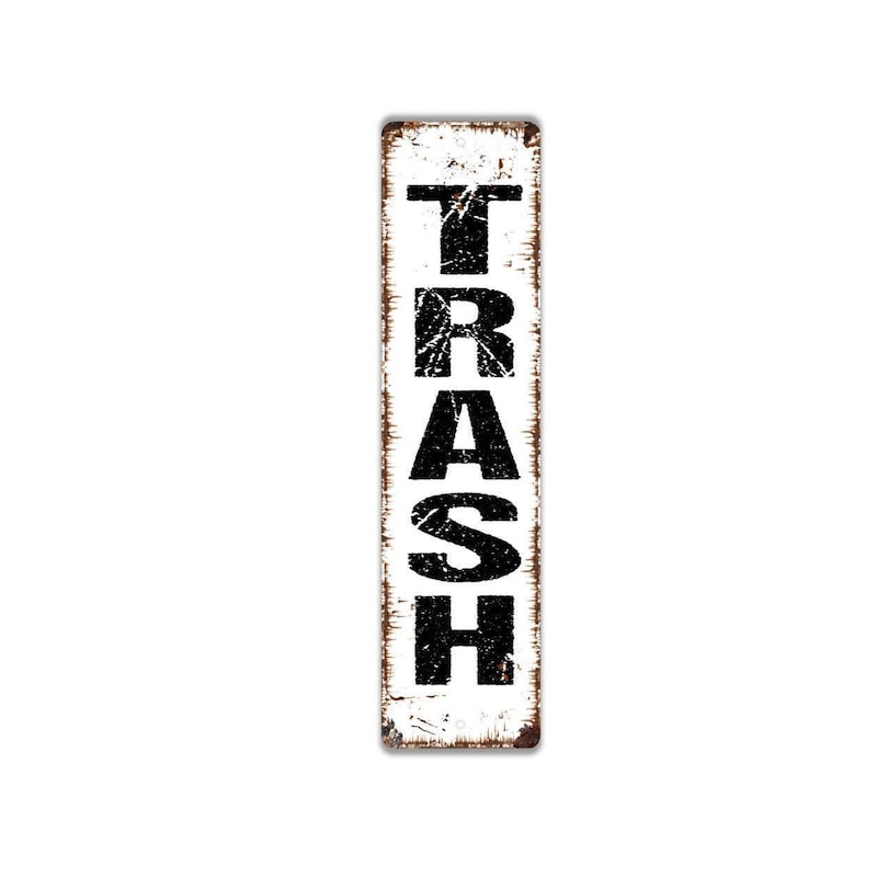 Trash Can Signs - Etsy