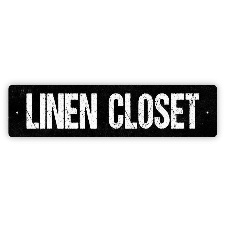 Linen Closet Sign - Etsy