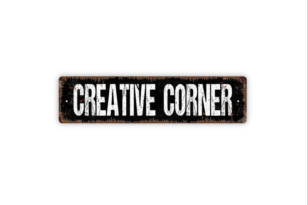 Creative Corner Sign - School Creativity Art Hobby Room Craft Space ...