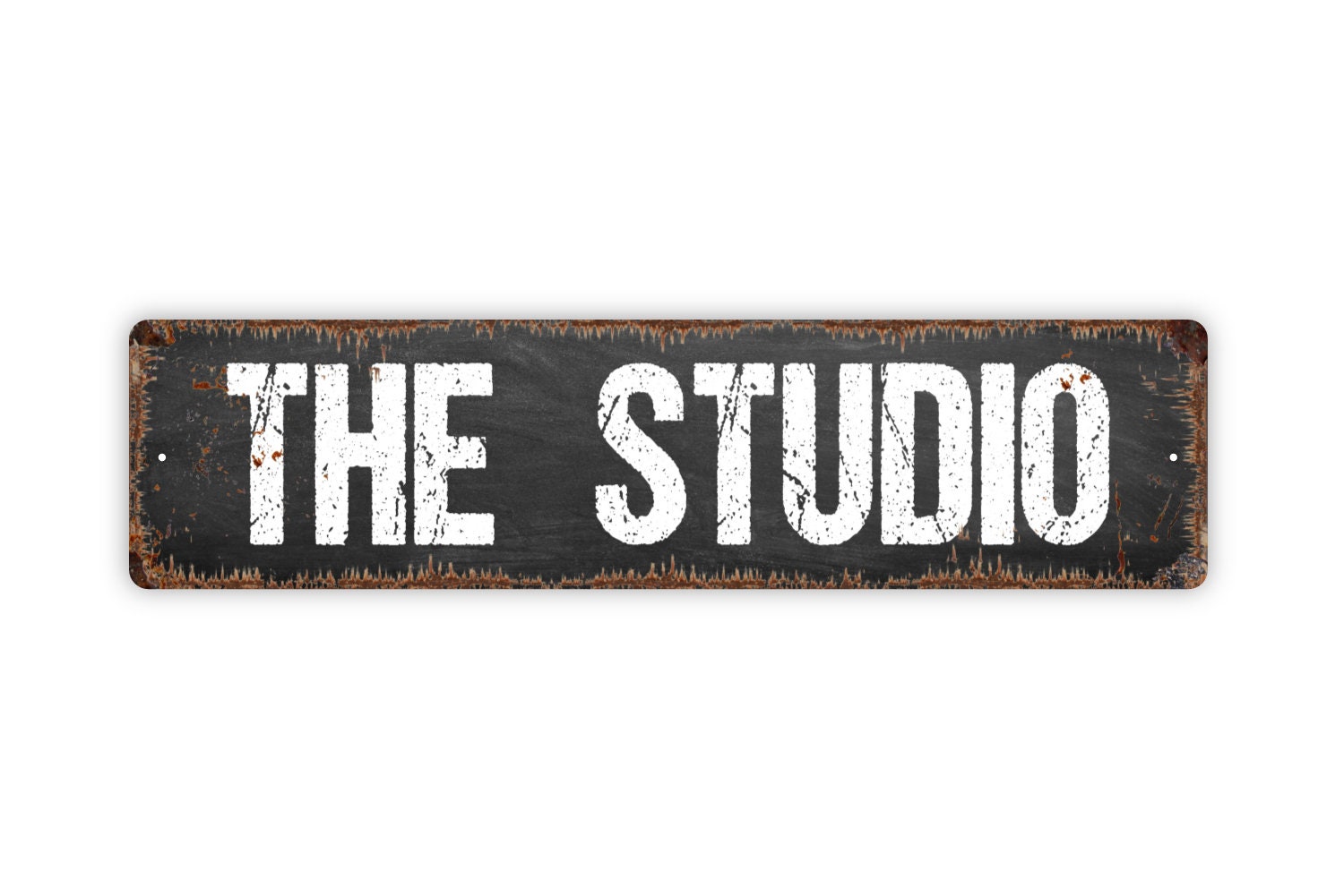 The Studio Sign Custom Metal Sign Rustic Street Sign or Door - Etsy