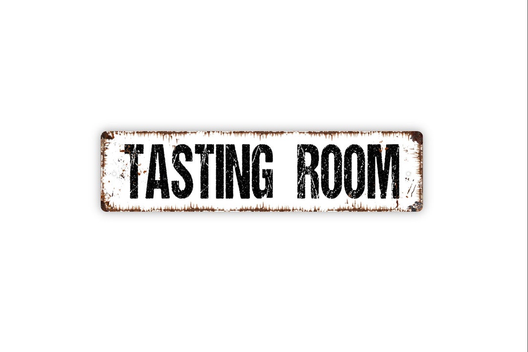 Tasting Room Sign - Winery Wine Bar Pub Pantry Kitchen Bakery Rustic ...