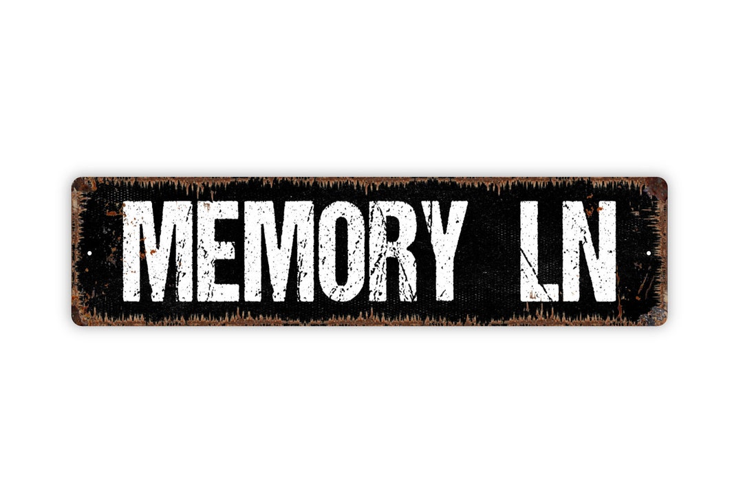 Memory Lane Sign A Walk Down Memory Ln Family Love Welcome - Etsy