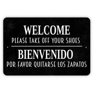 Welcome Please Take off Your Shoes Sign - Bienvenido Por Favor Quitarse ...