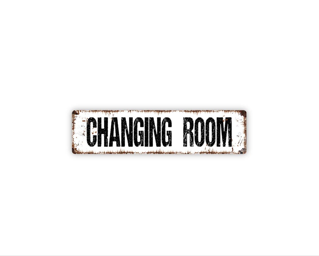 Changing Room Sign | Dressing Room Locker Room Decor | Metal Sign for ...
