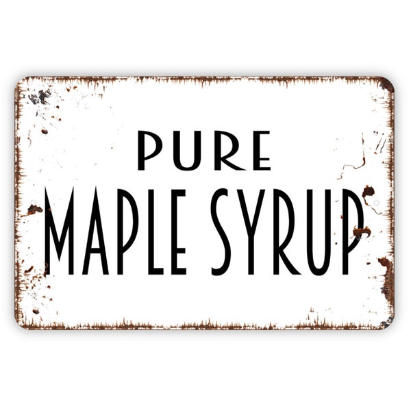 Maple Syrup Sign - Etsy