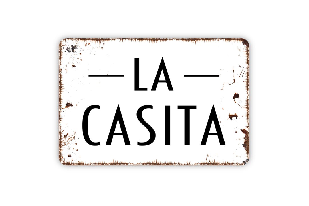La Casita Sign - Metal Indoor or Outdoor Wall Art - Etsy