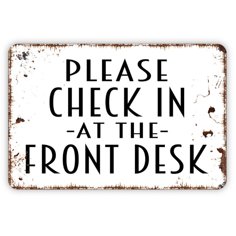 Modern Reception Desk - Etsy