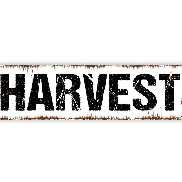 Harvest Sign - Etsy
