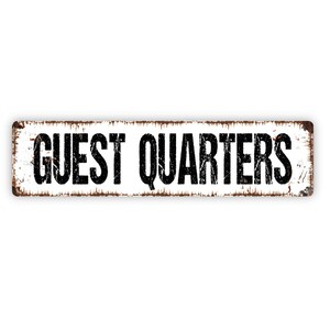 Guest Quarters Sign - Property Rental Guest Vacation House Boat Rustic ...