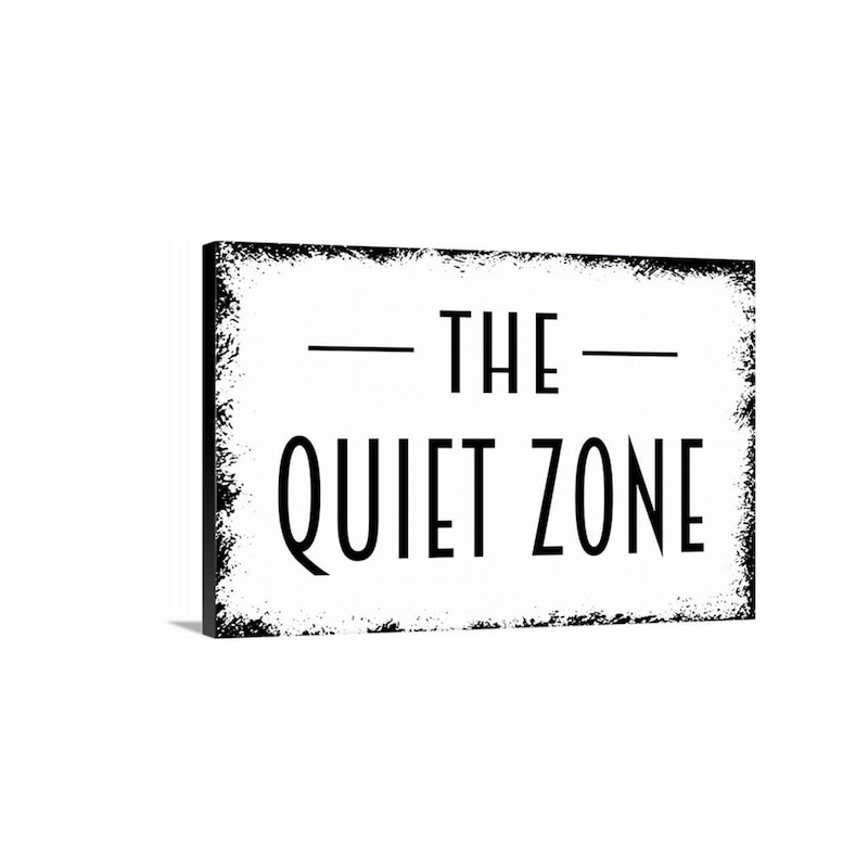 Quiet Zone Signs - Etsy