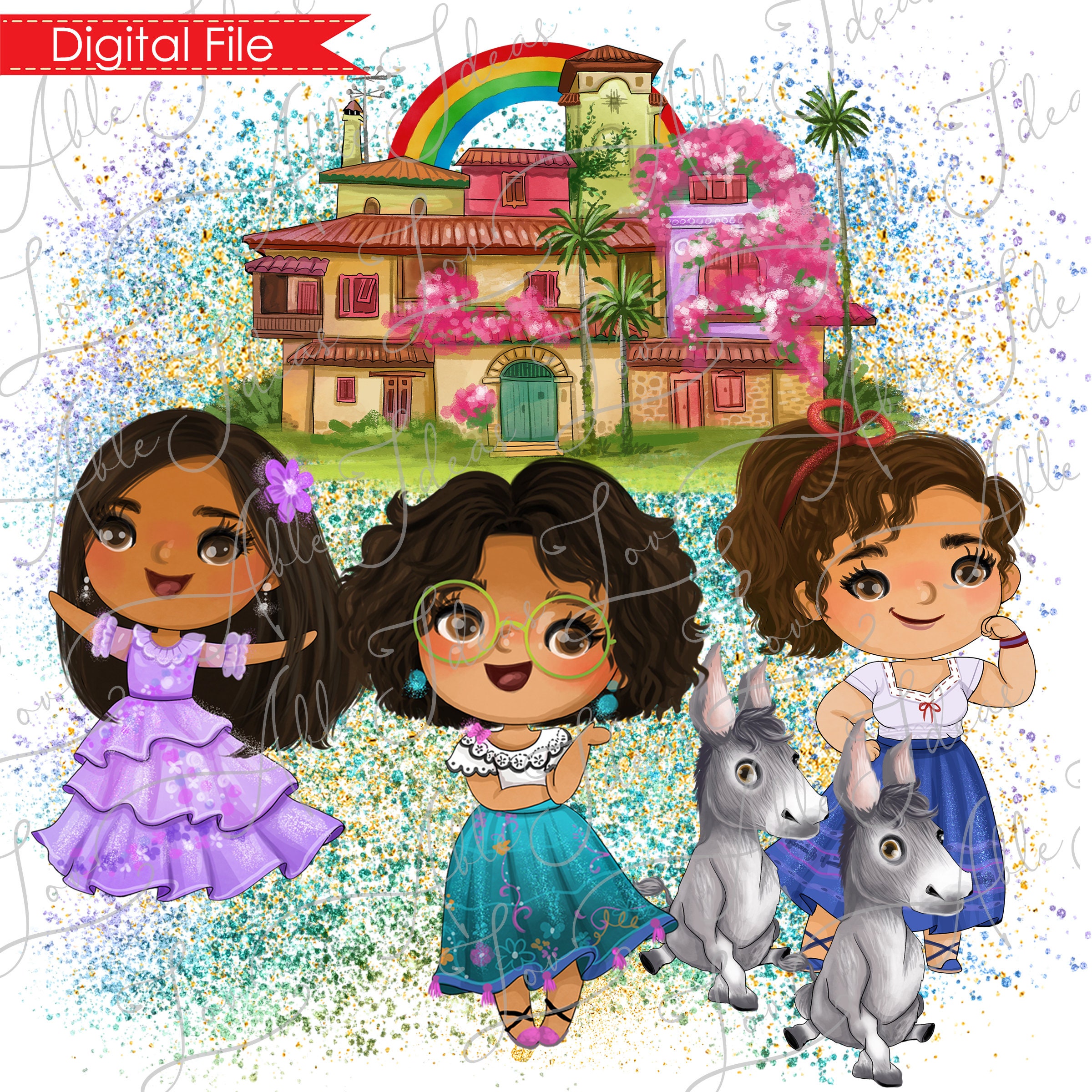 Encanto Mirabel Clipart PNG Digital Design-Mirabel Encanto | Etsy Polska