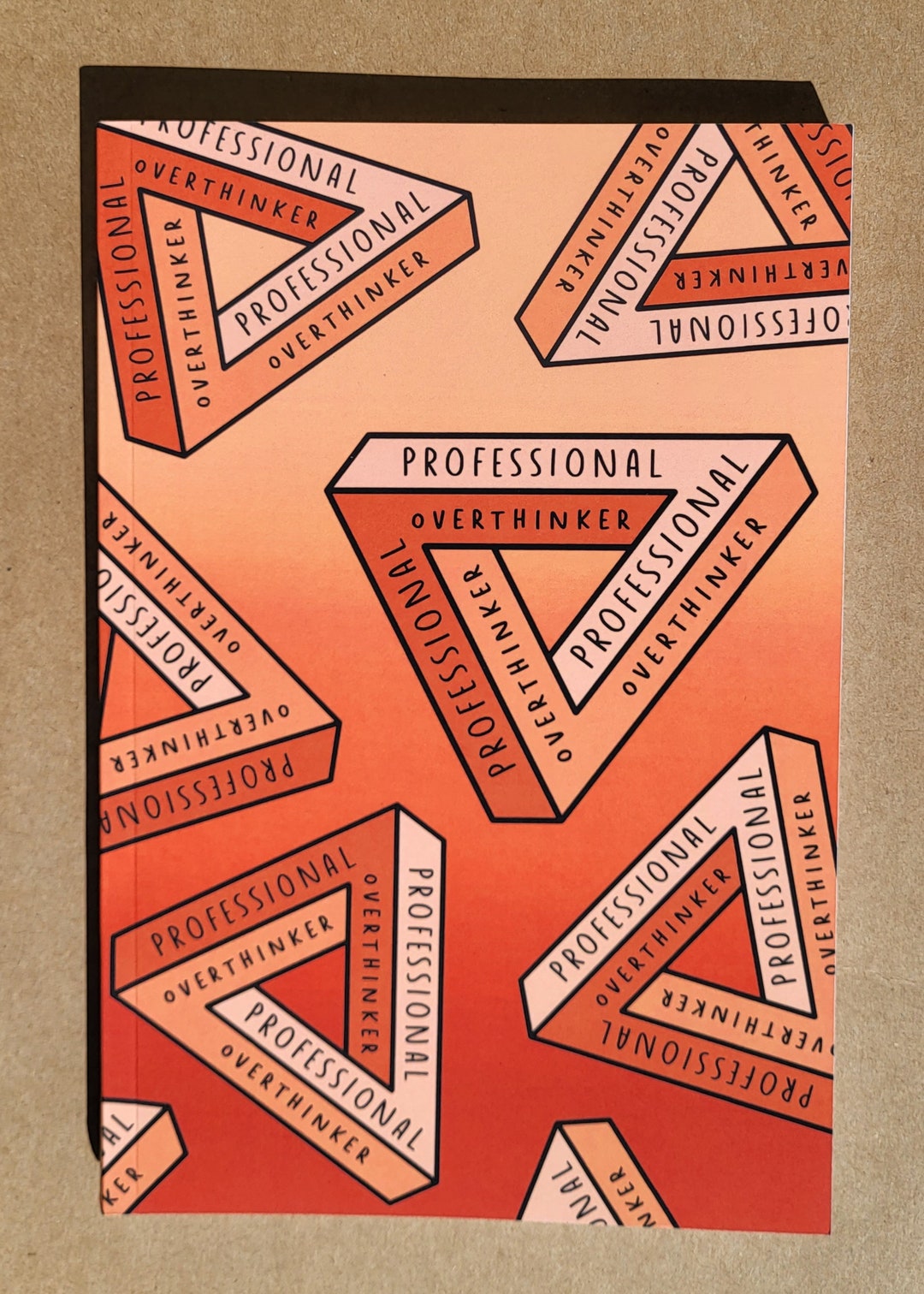 Professional Overthinker Journal/notebook - Etsy