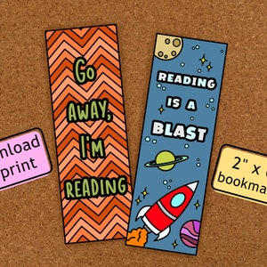 Printable Color Your Own Bookmarks - Instant Download - Etsy