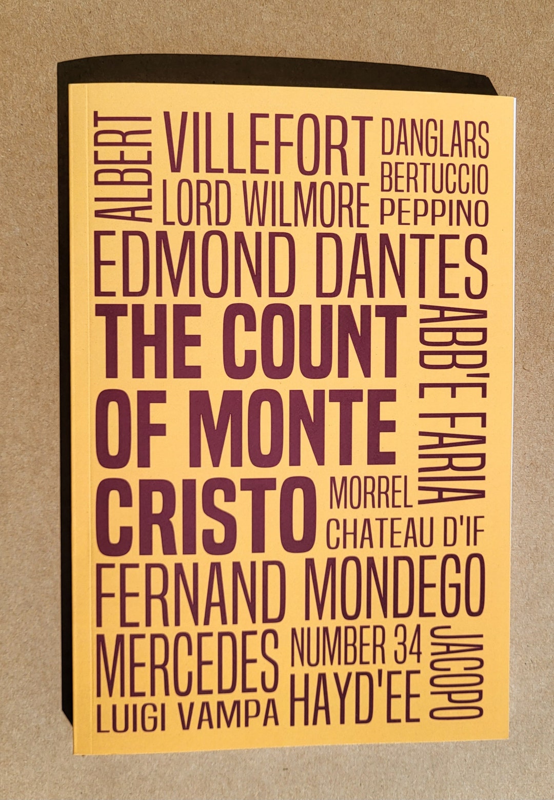 The Count of Monte Cristo Journal/notebook - Etsy