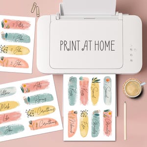 Printable Bible Titles, Books of the Bible, Bible Stickers, Bible ...