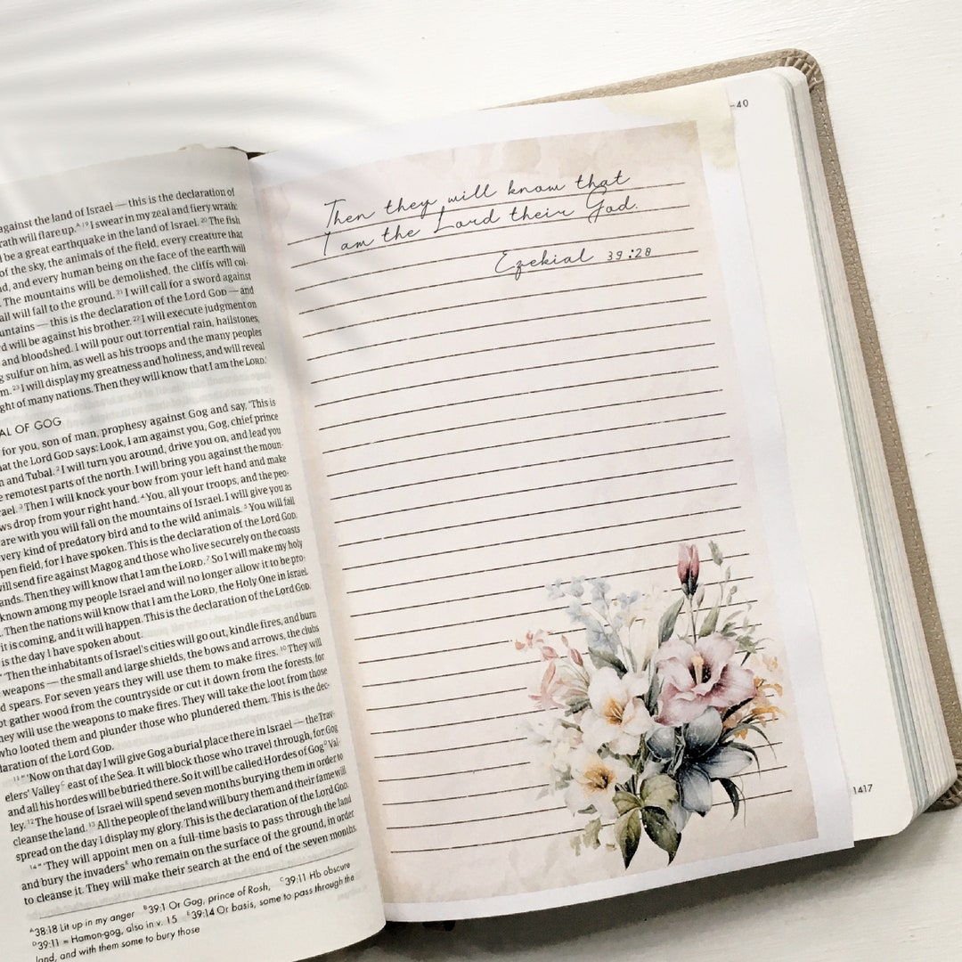 Printable Note Paper, Bible Notes, Bible Journaling, Junk Journaling ...