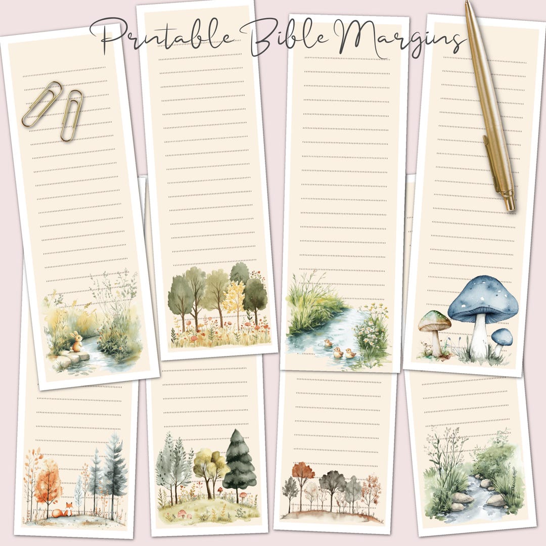 Bible Journaling, Margin Notes, Bible Margins, Bible Printables ...