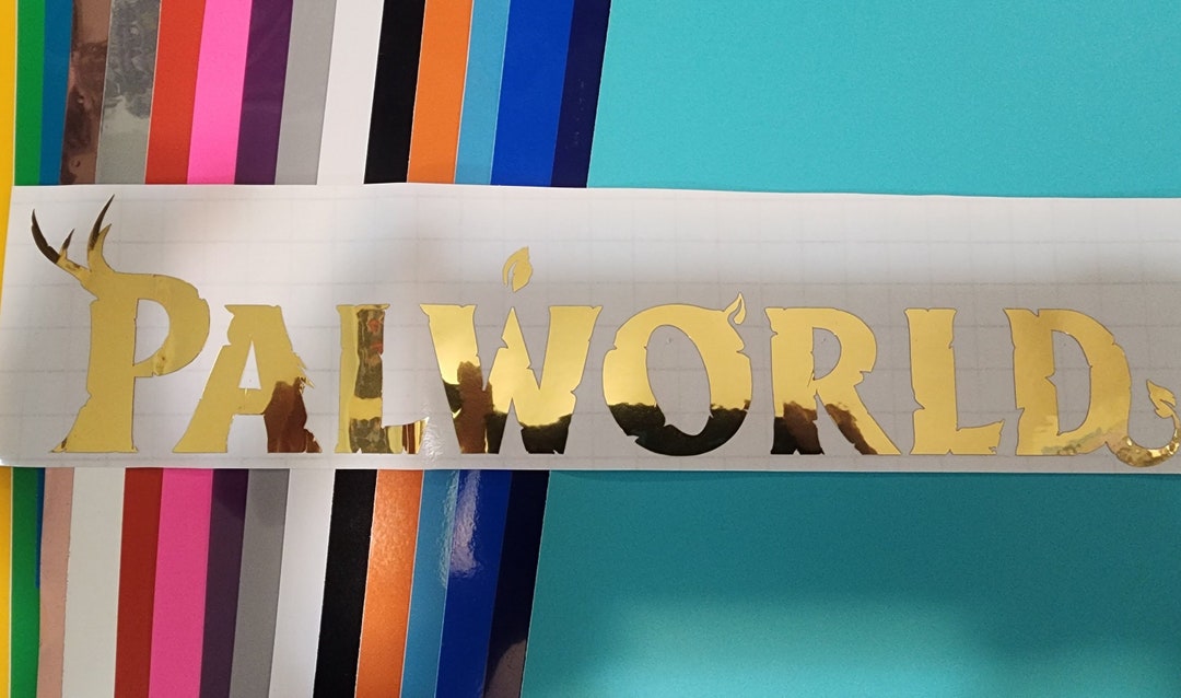 Palworld Adhesive Vinyl Decal for Laptop various Colors and Sizes - Etsy