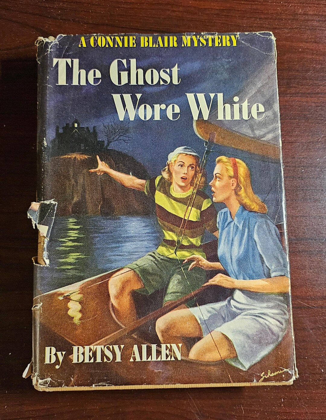 The Ghost Wore White A Connie Blair Mystery by Betsy Allen Copyright ...