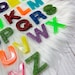 Resin Letter Set, Capital Letters, Alphabet, Learning Tool- Custom ...