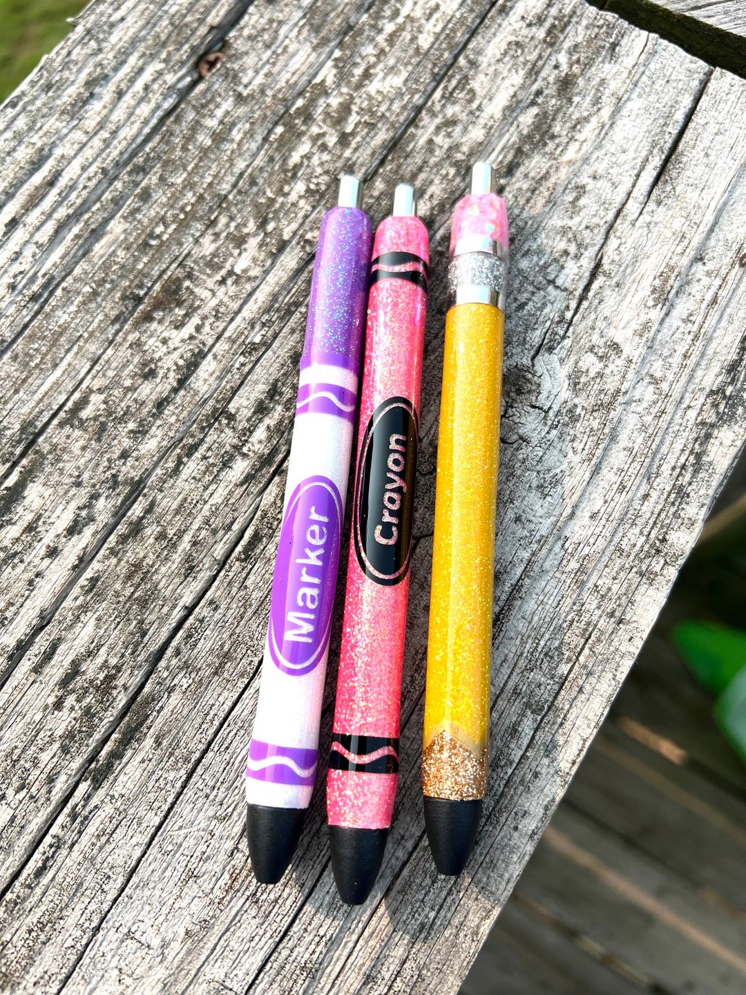 Epoxy Glitter Pens, Refillable Inkjoy Pens Gel Pens- Teacher Pens ...