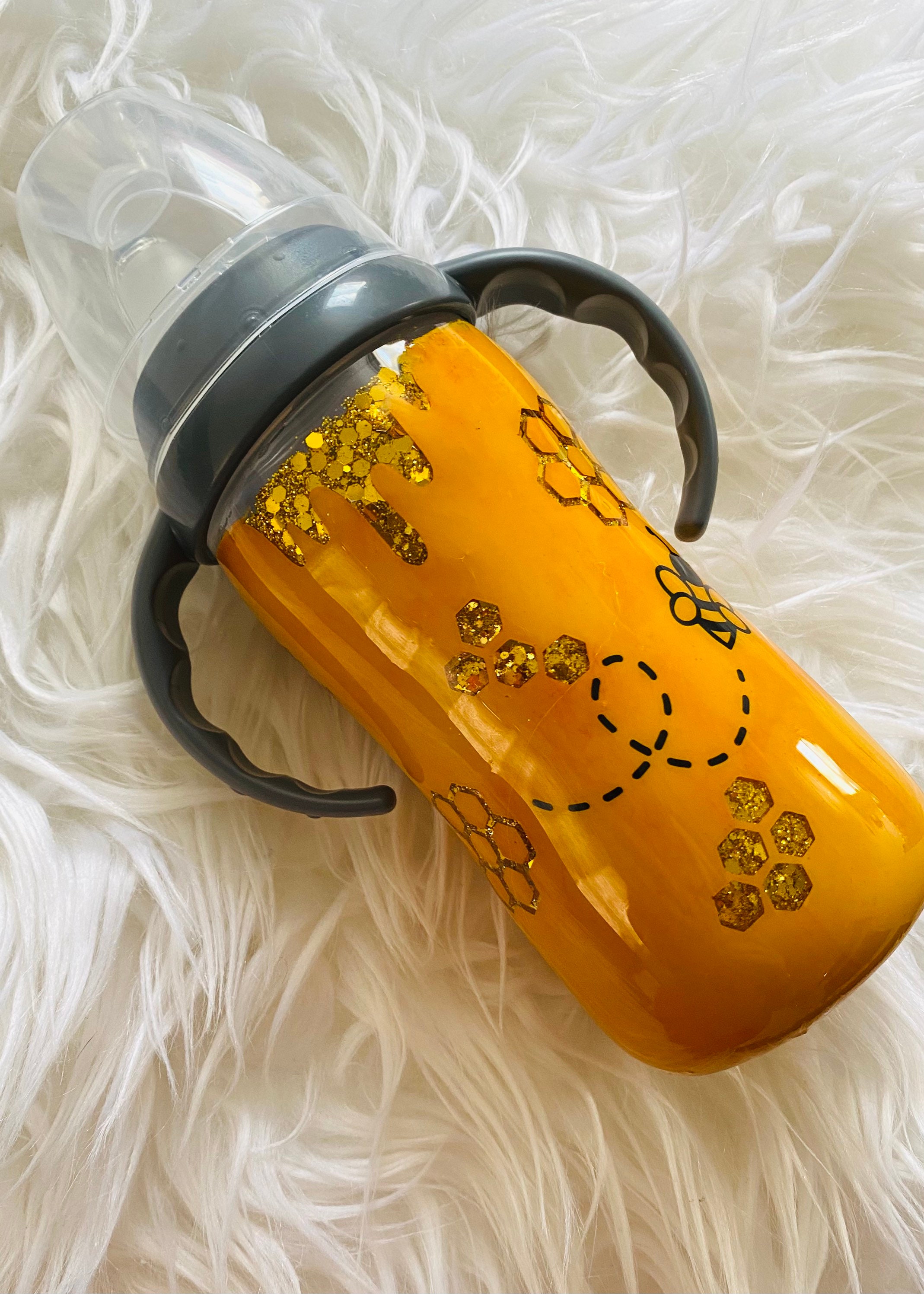 NUK BRAND Sippy Cup Bumble Bee Honey Birthday Glitter | Etsy