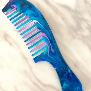 Resin Combs- Custom Made to Order, Pick Your Colors and Design - Etsy