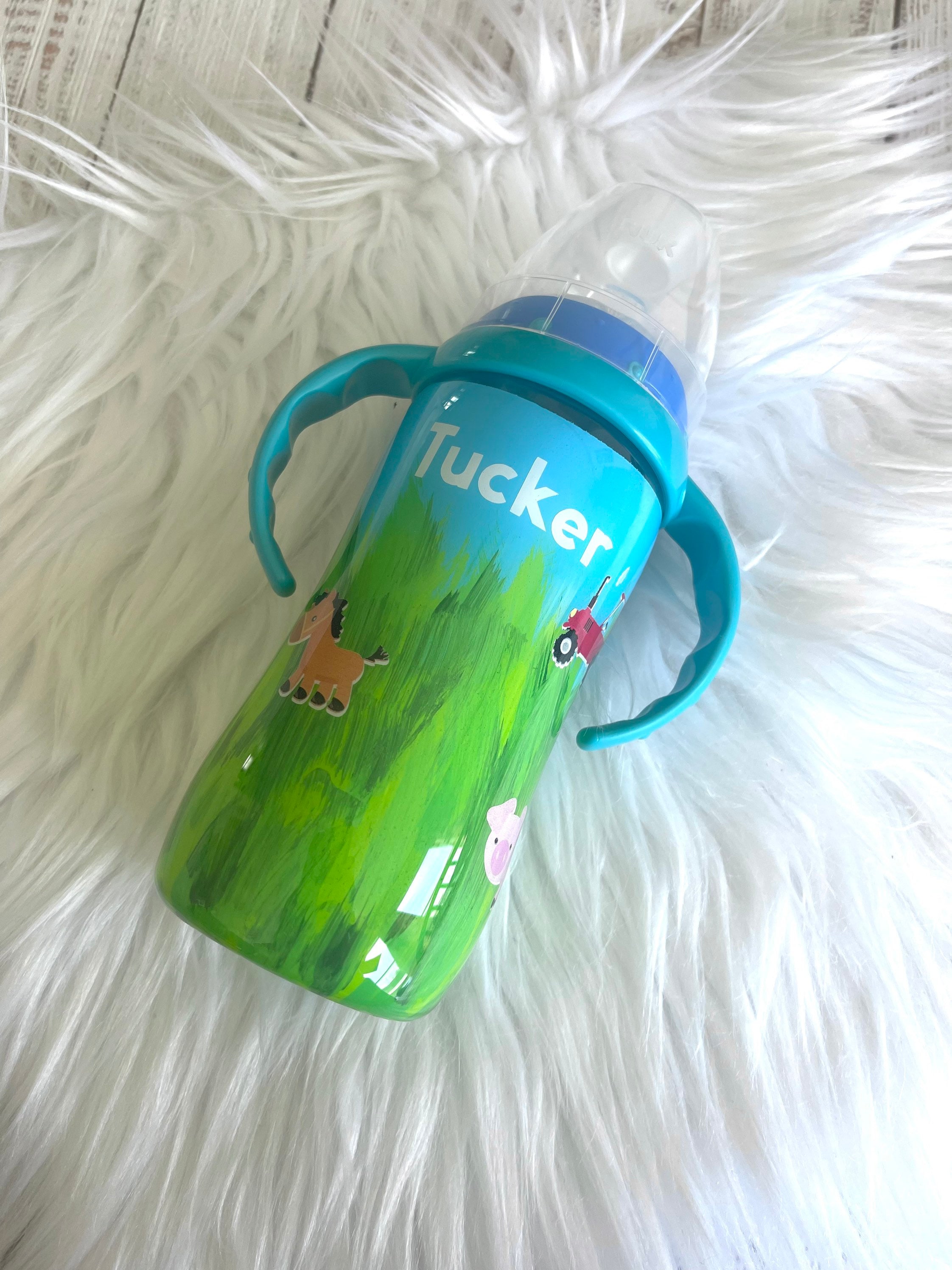 NUK BRAND Sippy Cup Farm Animals Barn Tractor Boys | Etsy