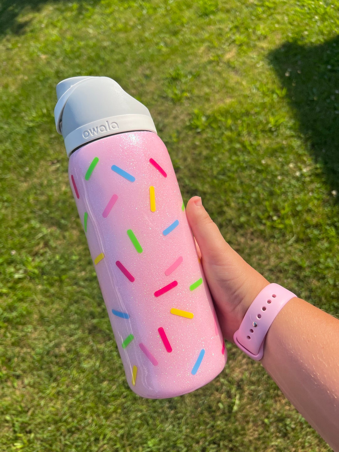 OWALA Sprinkles, Cake, Ice Cream, Pink, Candy- Custom Personalized ...