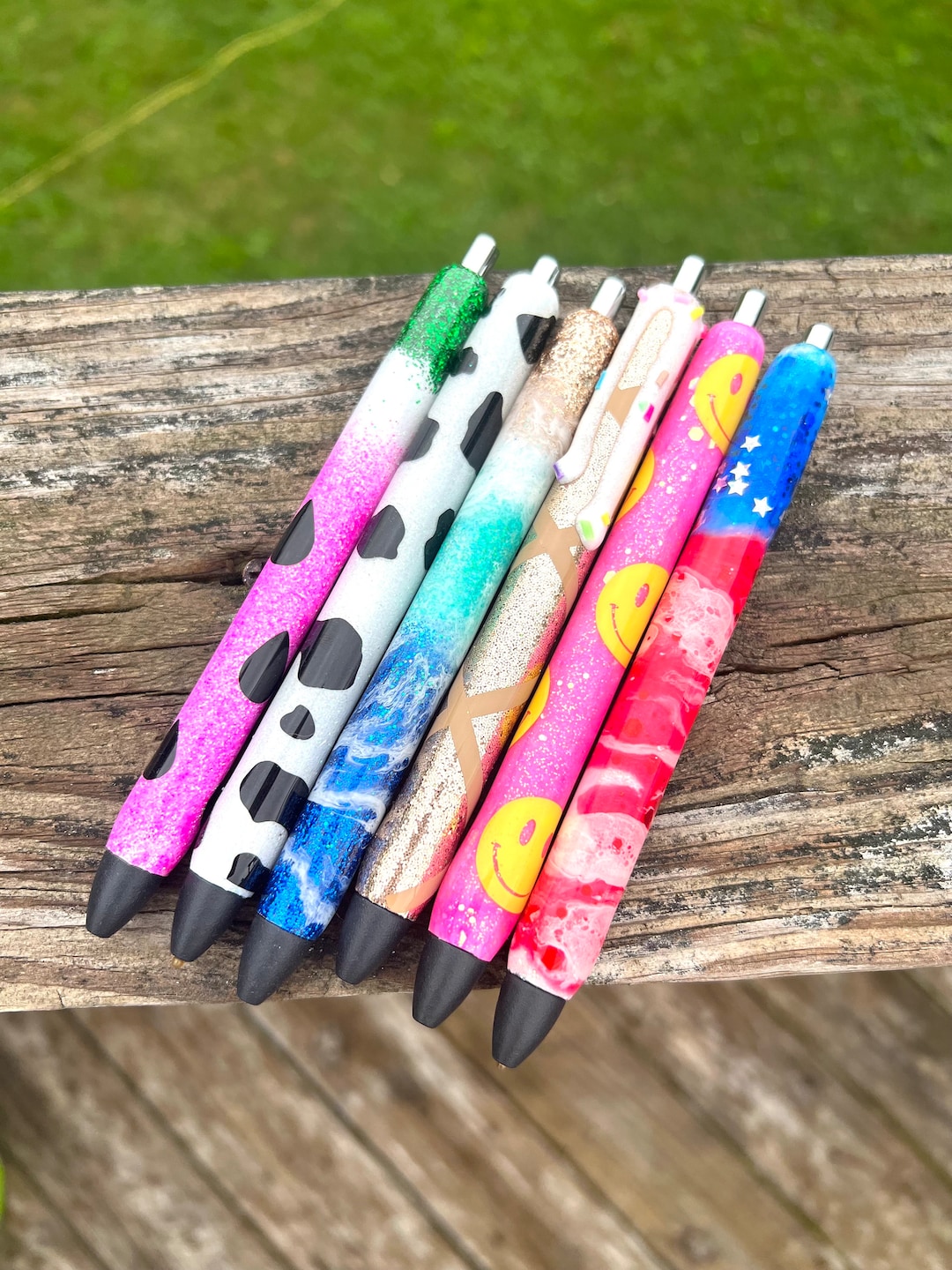 Epoxy Glitter Pens, Refillable Inkjoy Pens Gel Pens- Custom Made to ...