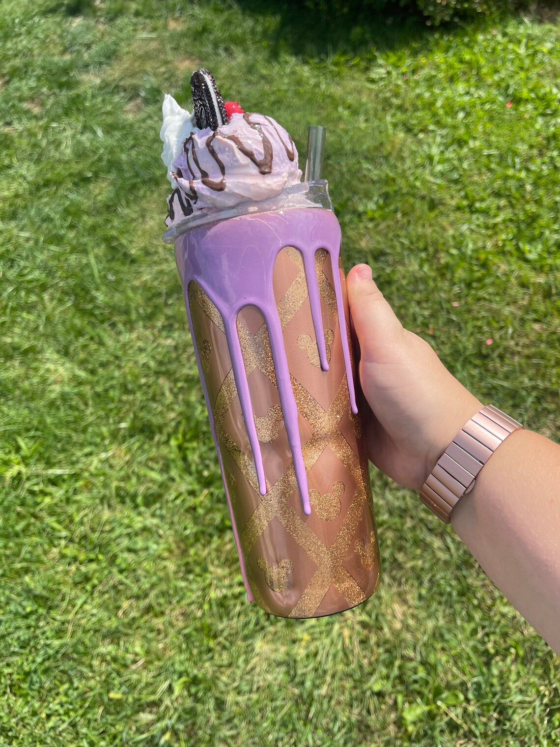 BUBBA CUP Ice Cream Pink and Purple Cookies Cherry - Etsy