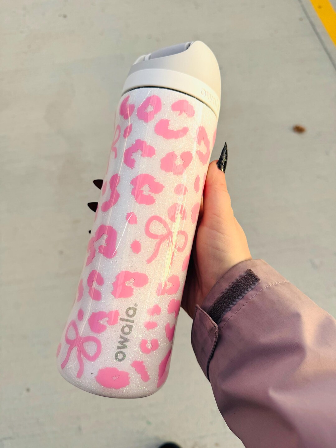 OWALA Bow, Pink Bow, Coquette, Bowala, Pink and White, Leopard- Custom ...