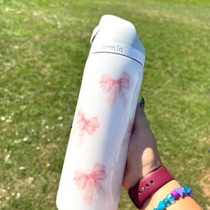 OWALA Bow, Pink Bow, Coquette, Bowala, Pink and White- Custom ...