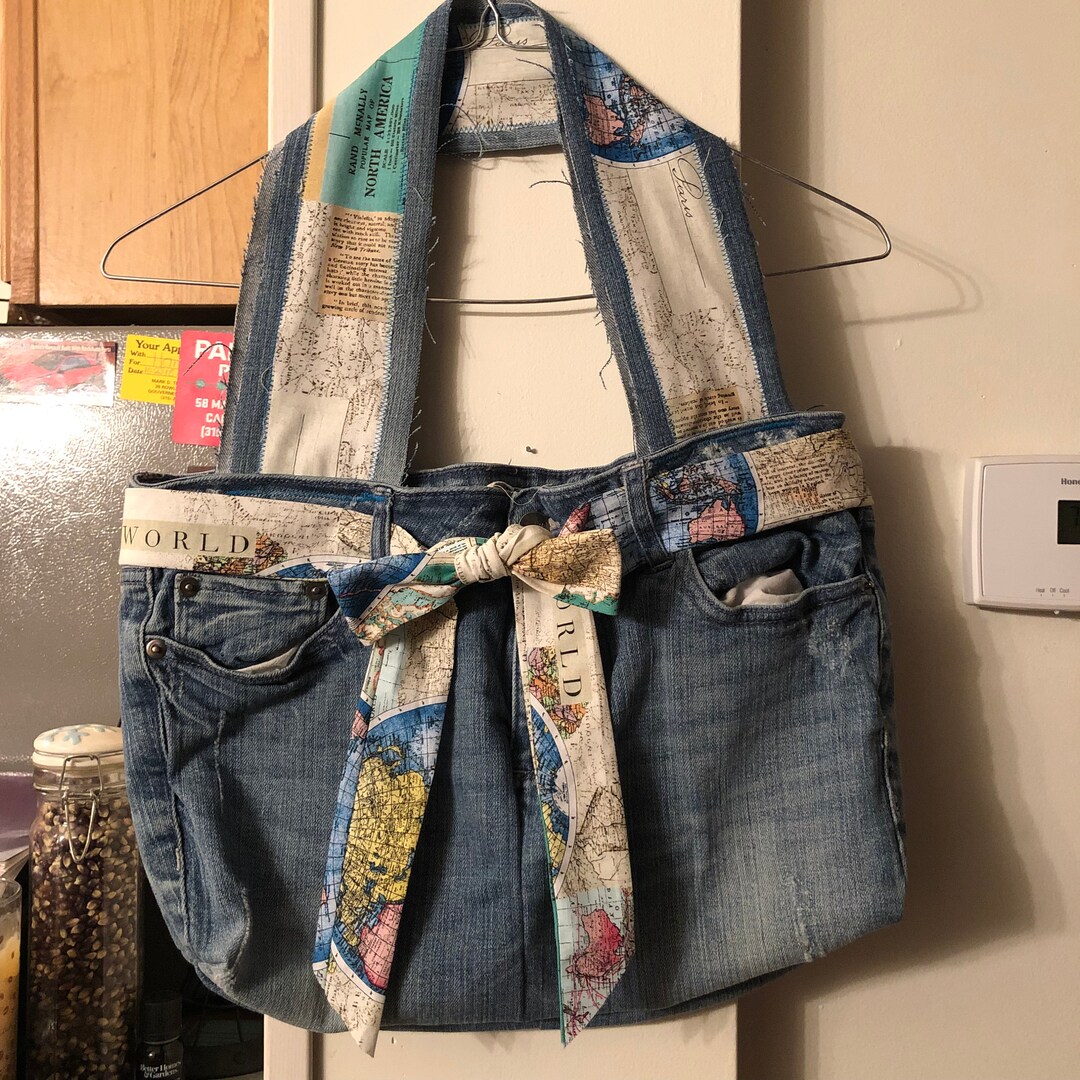 Repurposed Jean Purses - Etsy