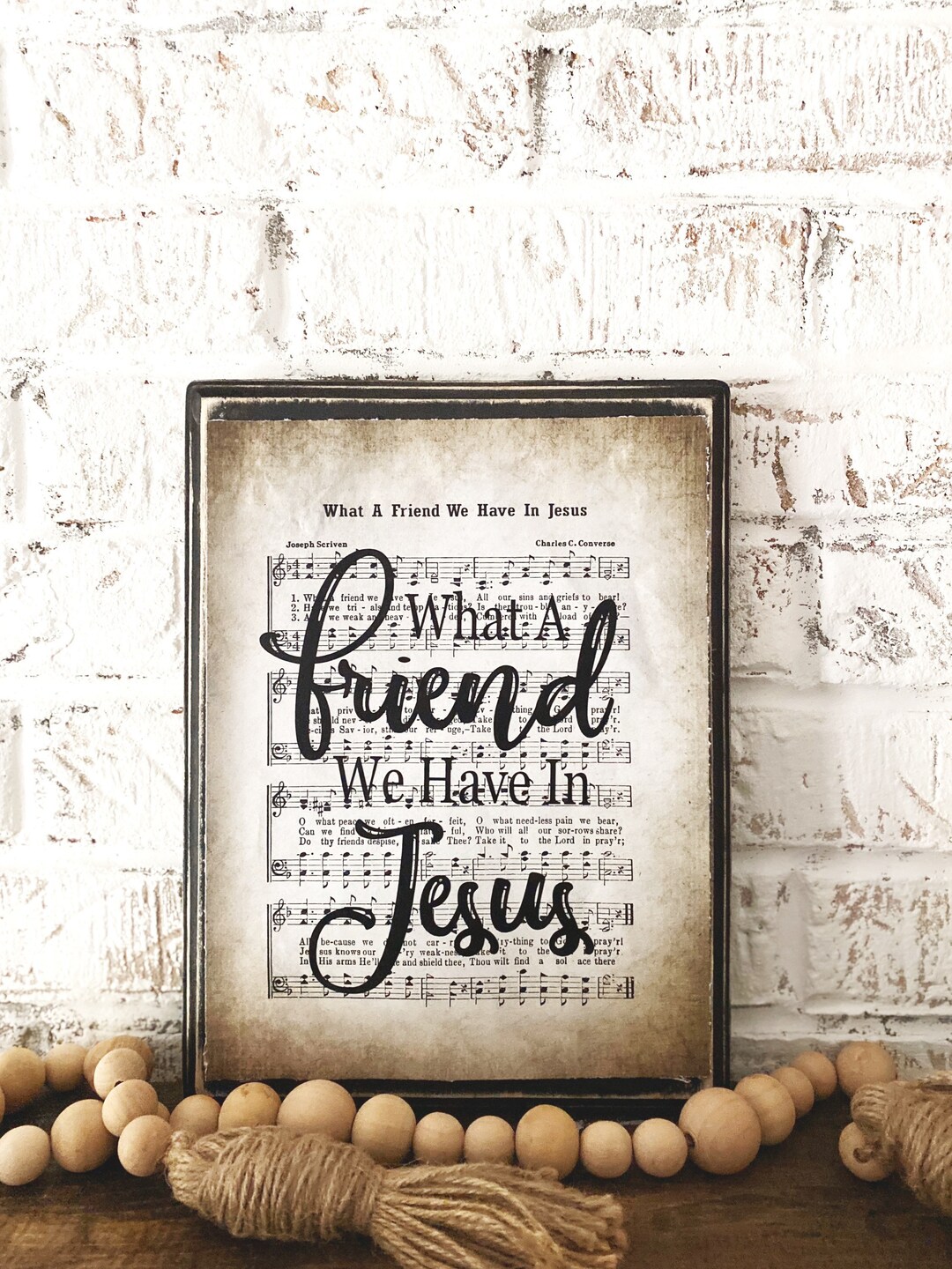 Christian Wood Plaque Signs, Rustic Christian Sign, Rustic ...