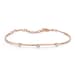 Diamond Trio Bracelet | Three Stone Bracelet | Everyday Bracelet in 14K ...