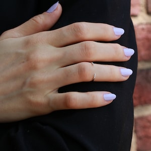 Open Diamond Ring | Minimalist Knuckle Ring | Tiny Diamond Cuff Ring ...