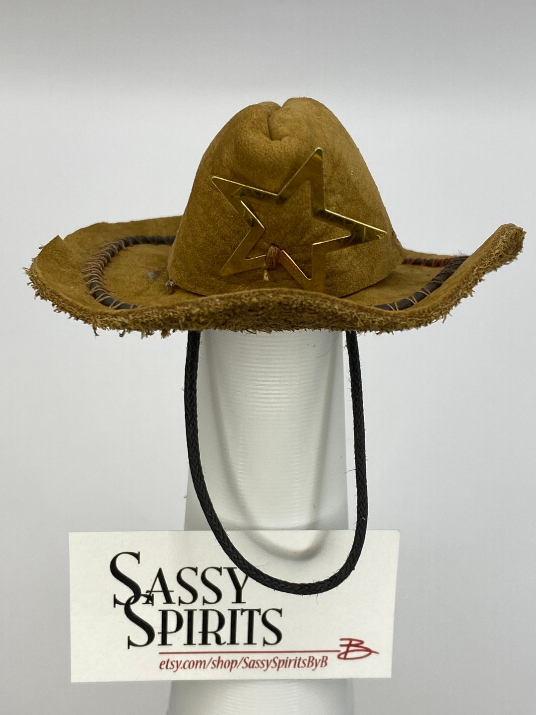 Cowboy Hat in Natural - Western Toy Hat for Fashion Doll - Little ...