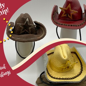Cowboy Hat for Miniature Doll - DIY Pattern - Pdf Download - MINI ...