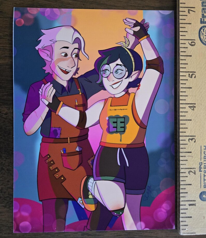 Hunter and Willow Timeskip Print - Etsy