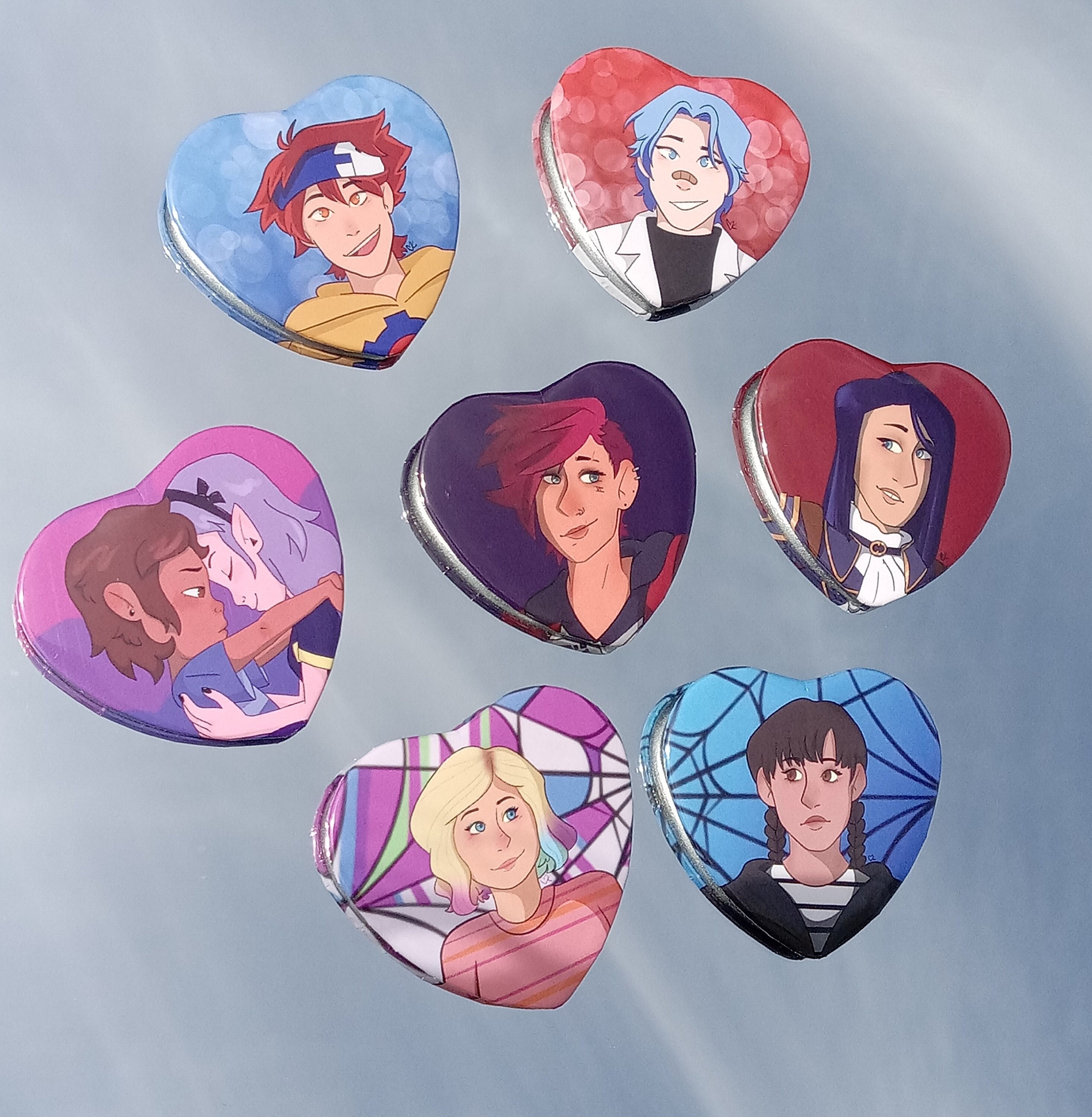 Heart Buttons - Etsy